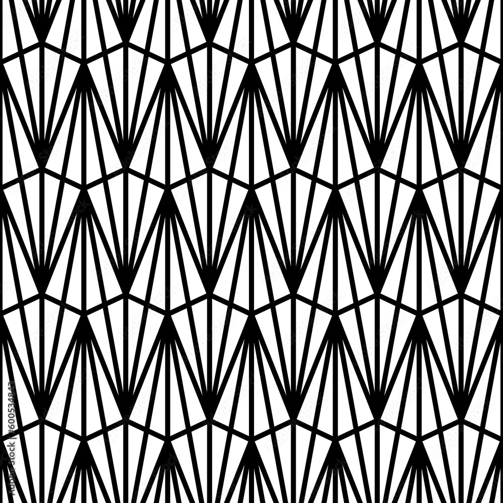 Seamless pattern with triangle shapes. Interlocking triangles ...