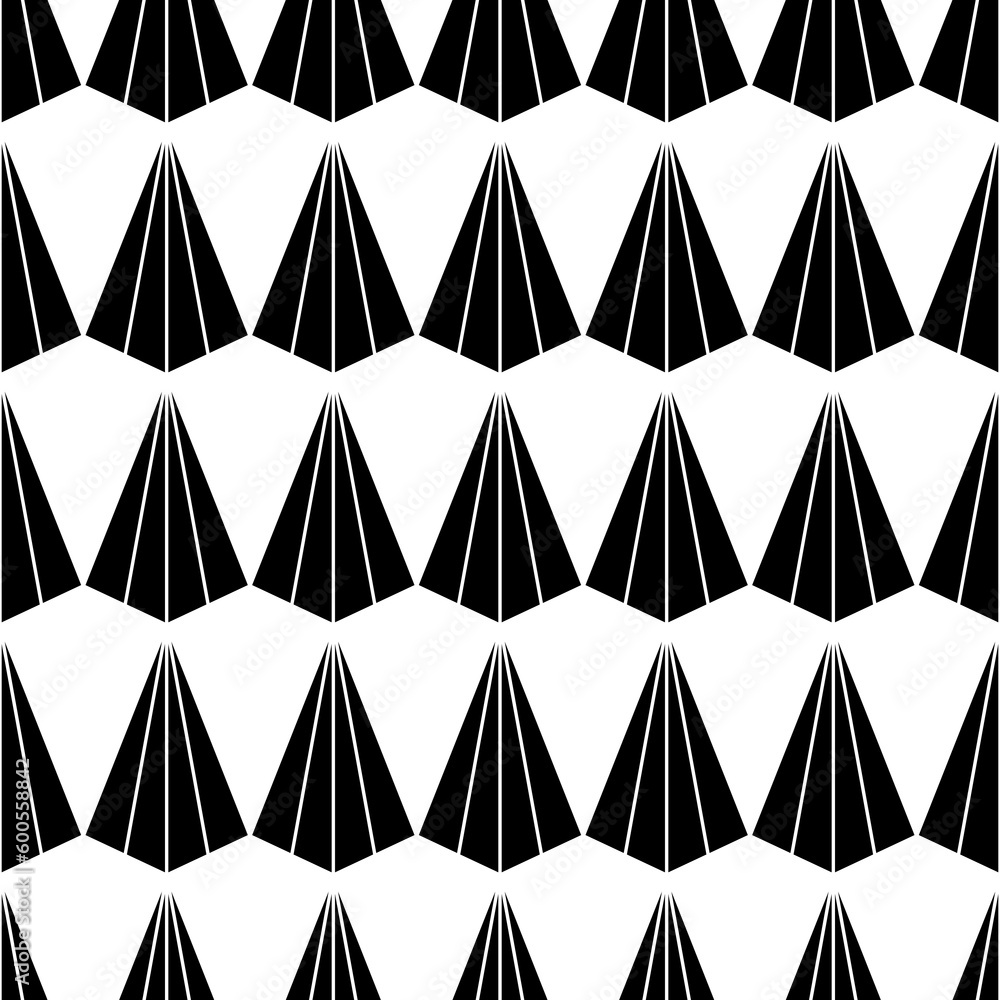 Seamless pattern with triangle shapes. Triangles background. Image with ...