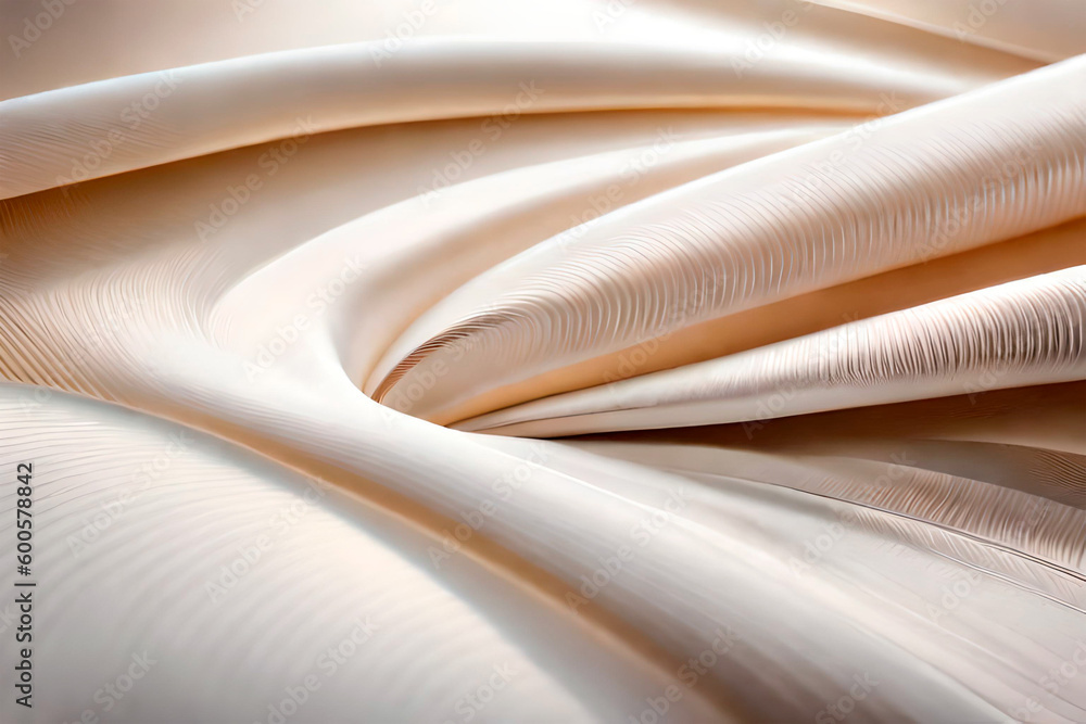 The super realistic white silk cloth used for the bride's dress had a ...