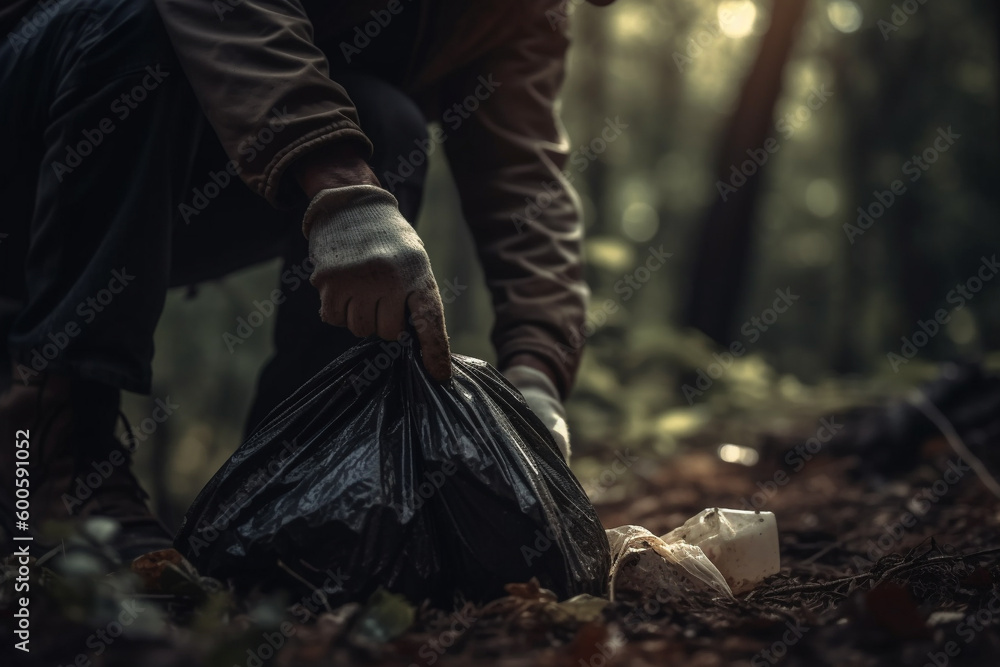 World environment day. Saving nature, ecology, environmental cleanup ...