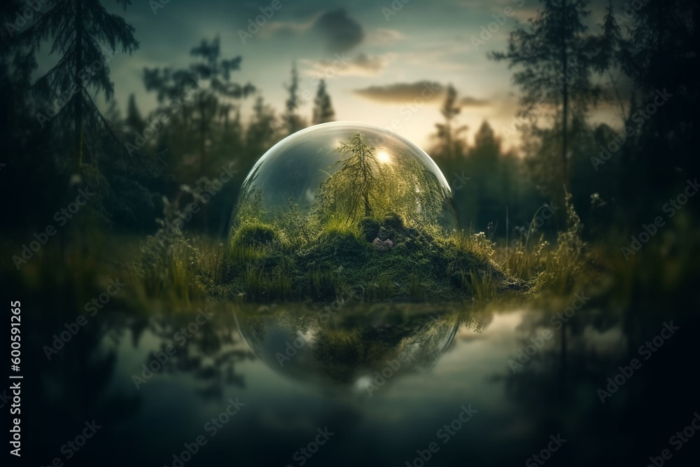 World environment day. Saving nature, ecology, environmental cleanup ...