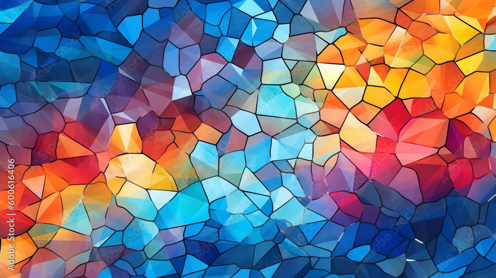 Generative AI, a mosaic pattern for a bold and eclectic website design ...