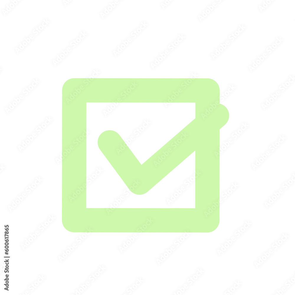green check mark icon, green check box icon, green tick icon Stock ...