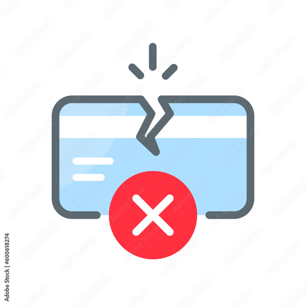 method not allowed, cannot add credit card, payment failed concept ...
