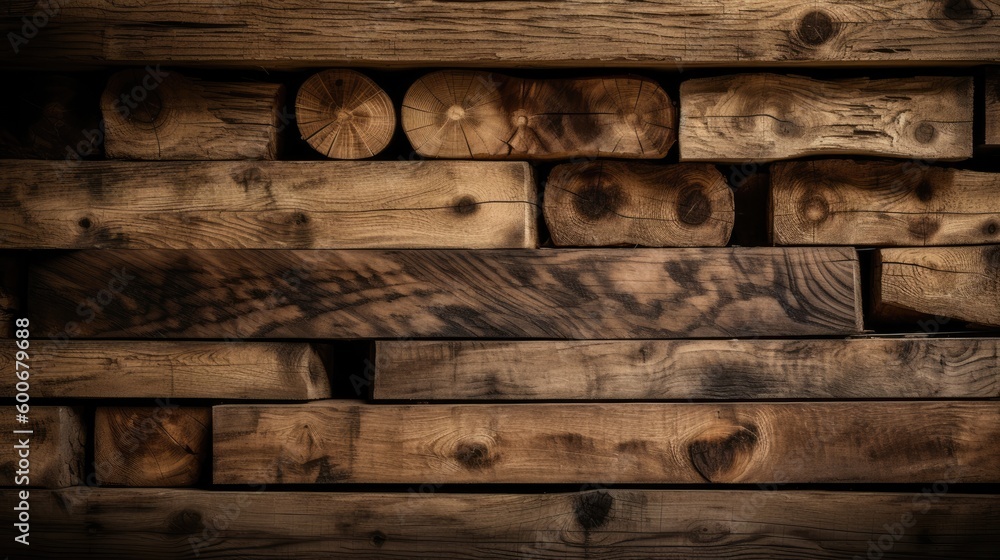 Authentic Timber Beams Background with Copy Space, Perfect for Text and ...