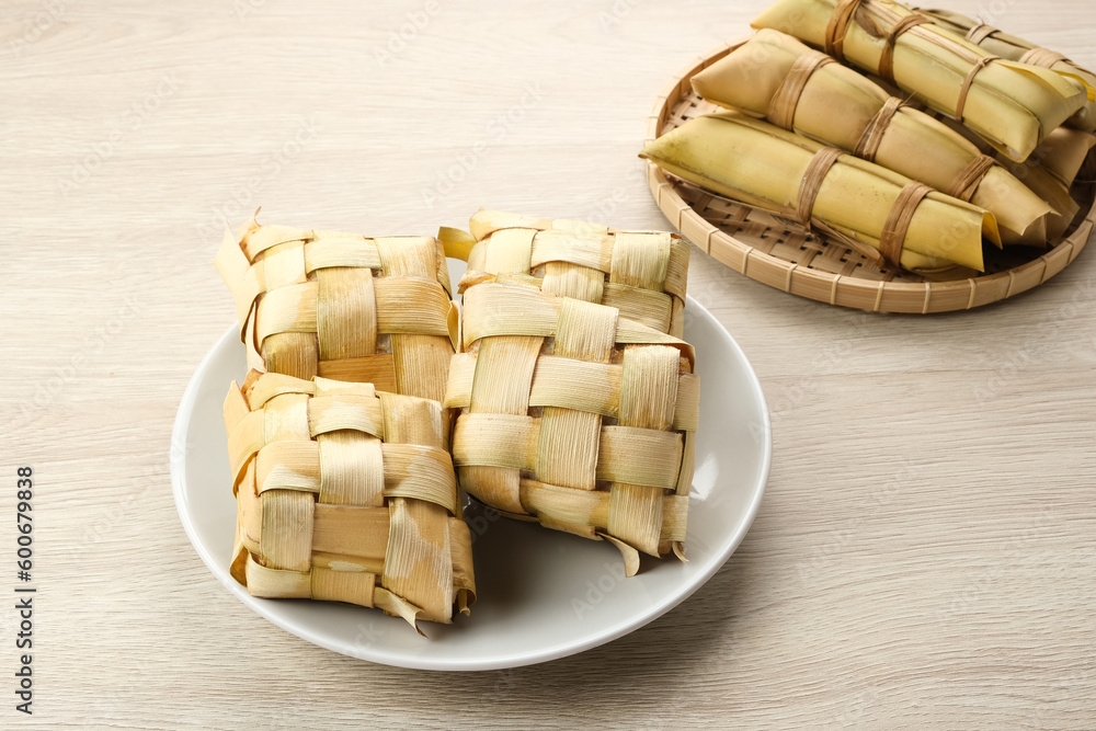 Ketupat Lepet, Indonesian traditional food, popular during Eid al Fitr ...