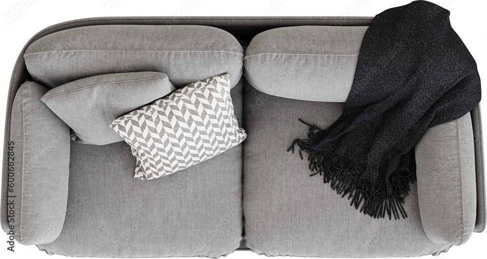 Top view isolated png Sofa, architecture plans layout Stock ...