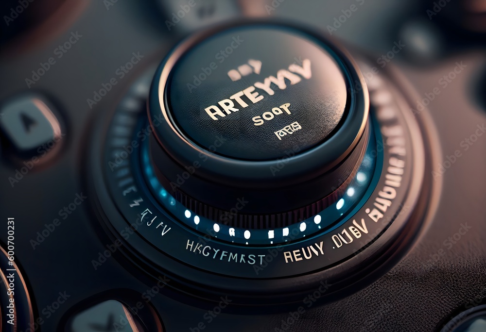 Virtual button pressed for integration data system technology. , .highly detailed, cinematic ...