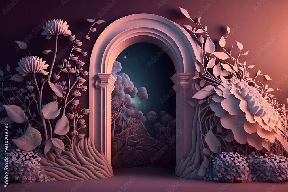 An entrance to the unfamiliar world, created in 3D. , by 3d by Salma ...