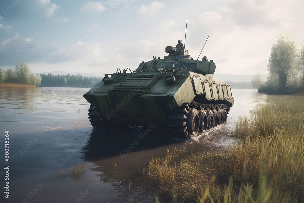 Amphibious Russian infantry fighting vehicle, BTR-90. , .highly ...