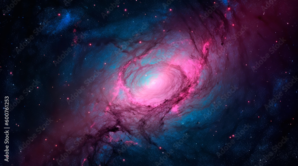 Starry Night Sky in Deep Blue - Captivating image of a night sky full ...