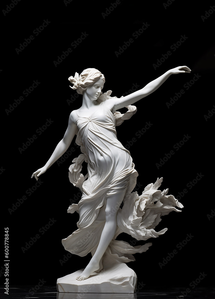 Classical sculpture art capturing the essence of femininity, with ...