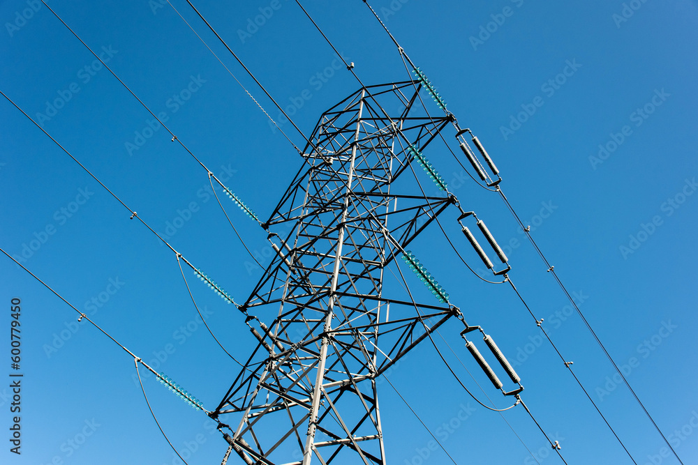 HIgh voltage transmission network lines in Australia . Double Circuit ...