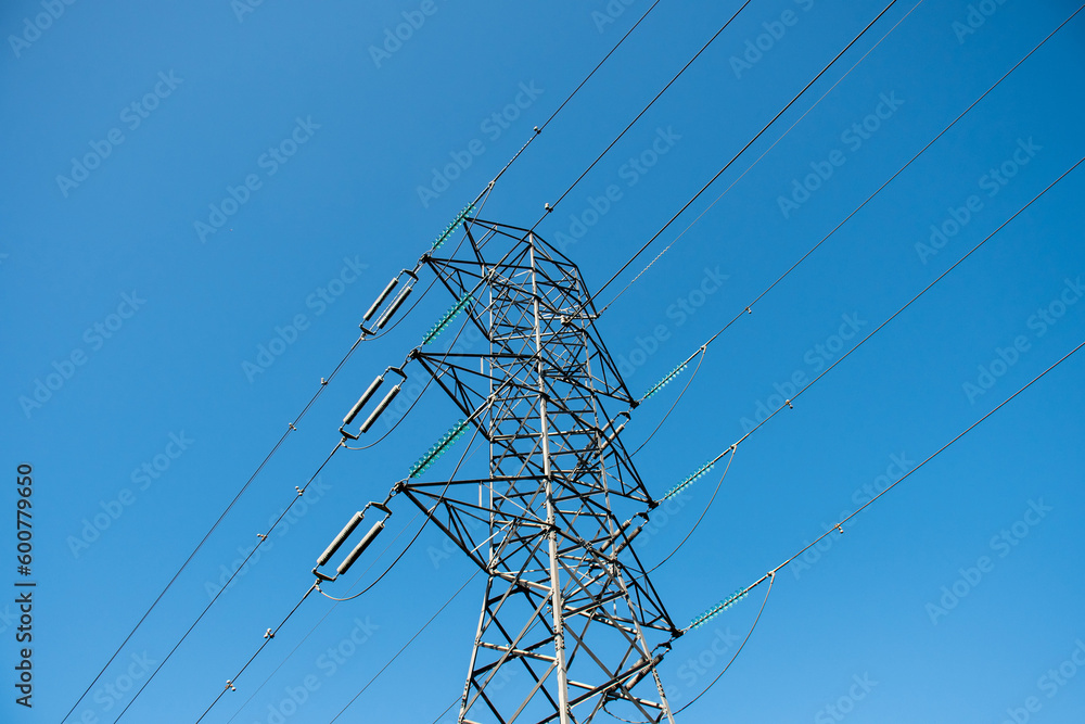 HIgh voltage transmission network lines in Australia . Double Circuit ...