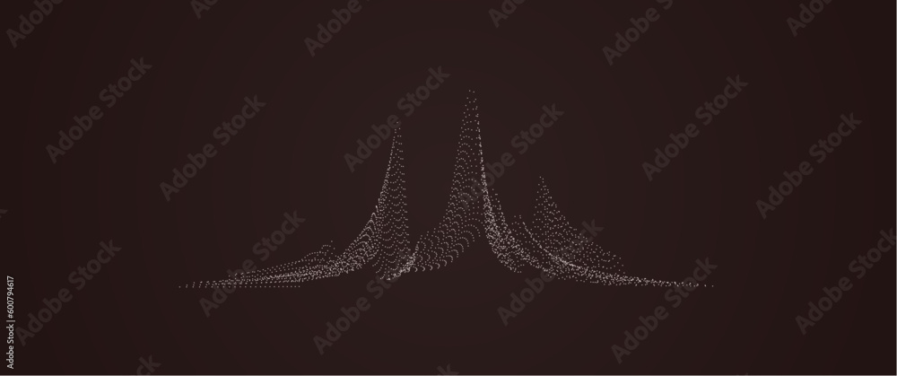 Futuristic wavy dots pattern design, modern futuristic design for ...