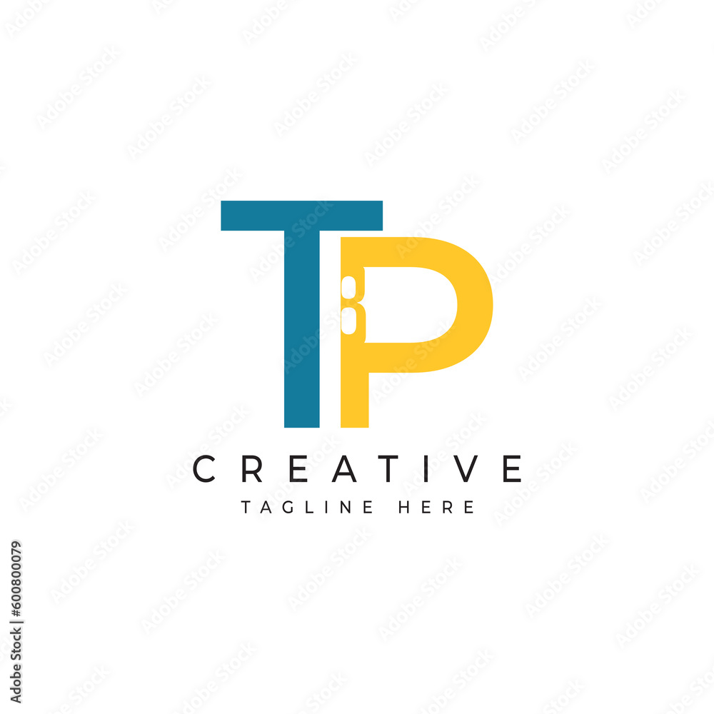 letter tp typography logo vector template adobe stock. TP, PT, T, P ...