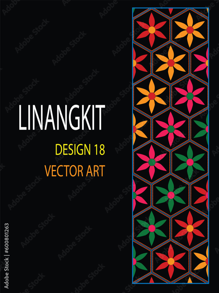 It is a traditional handicraft design by native tribes in East Malaysia ...