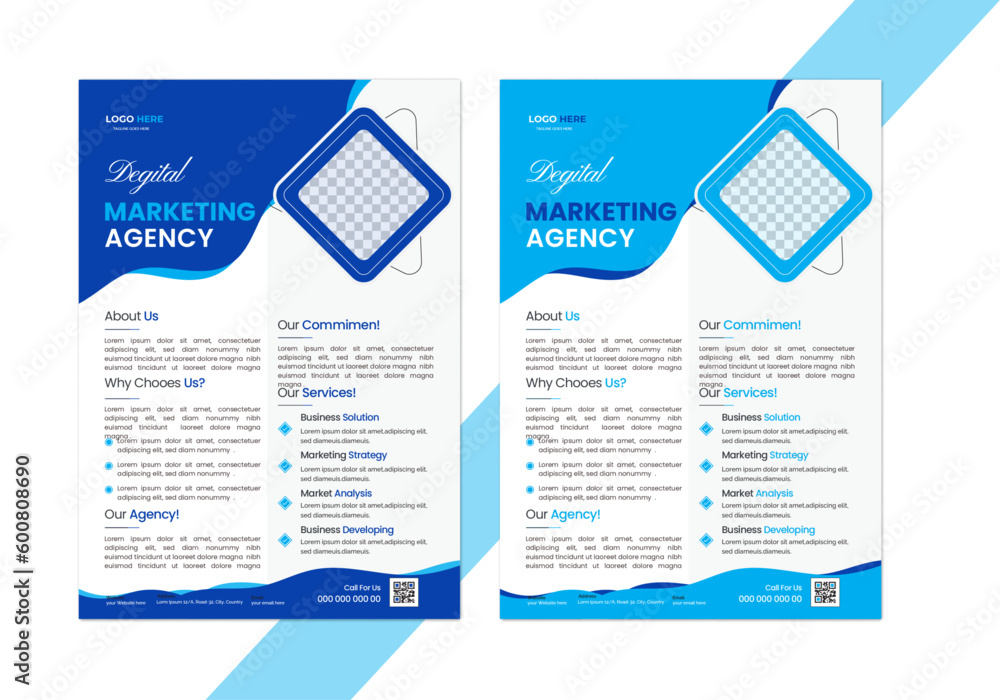 Corporate Flyer Template This Modern and Clean postcard Template will ...