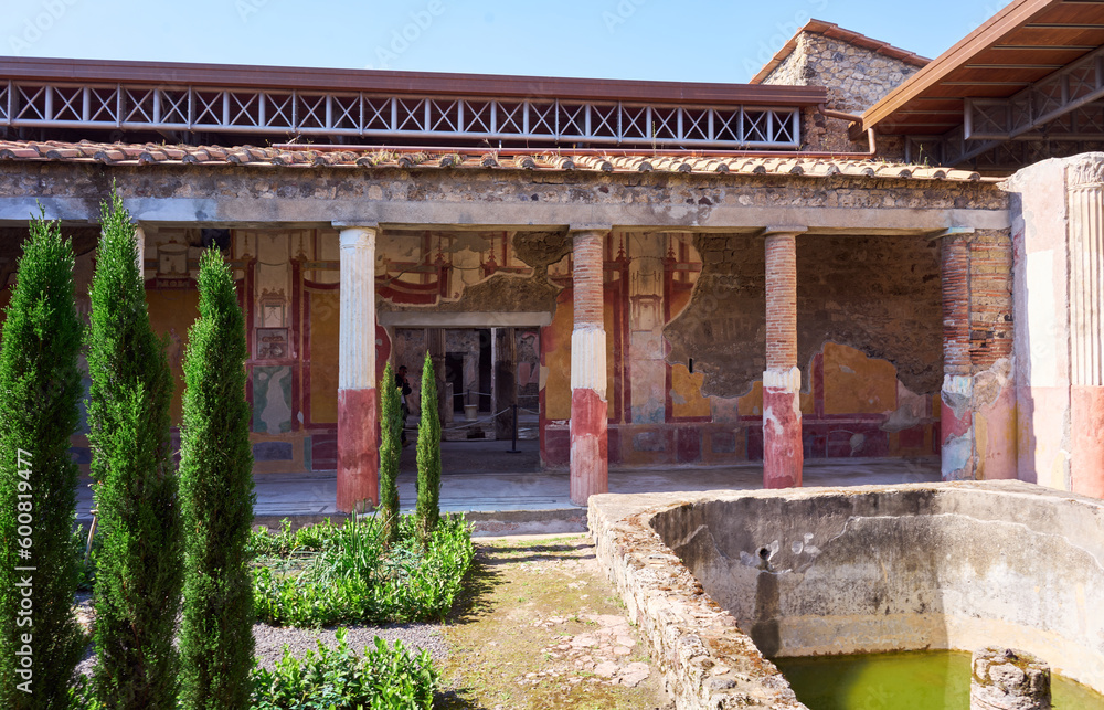 Casa dei Dioscuri, one of the largest and most sumptuous houses in the ...