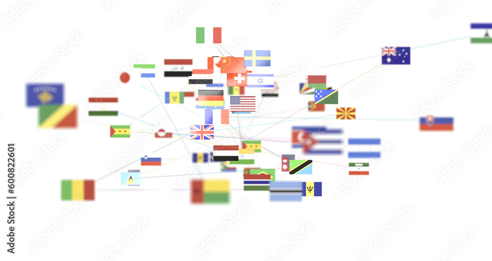Globe International World Flags - PNG transparent Stock Illustration ...