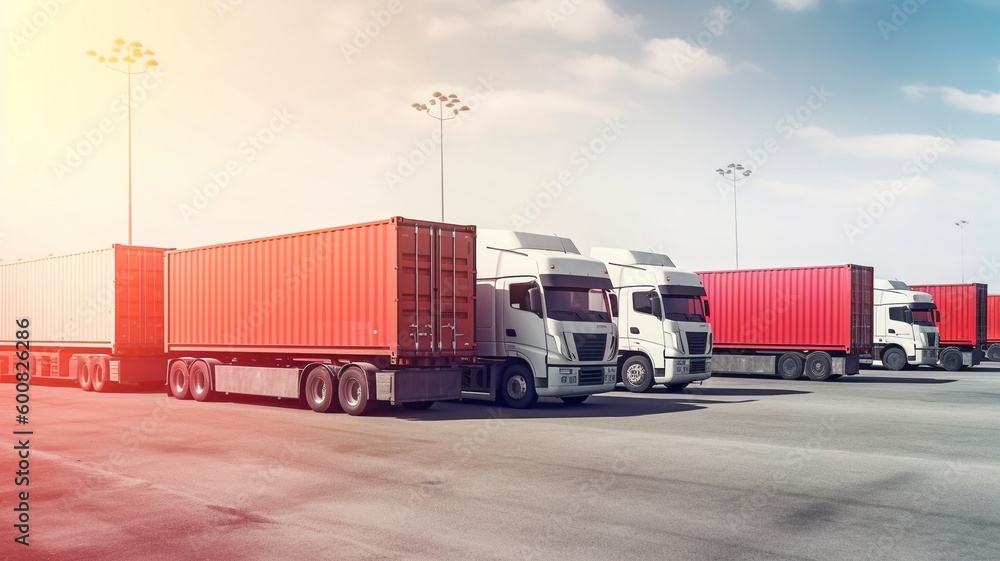 Logistics for the import and export of containers, freight ships, and ...