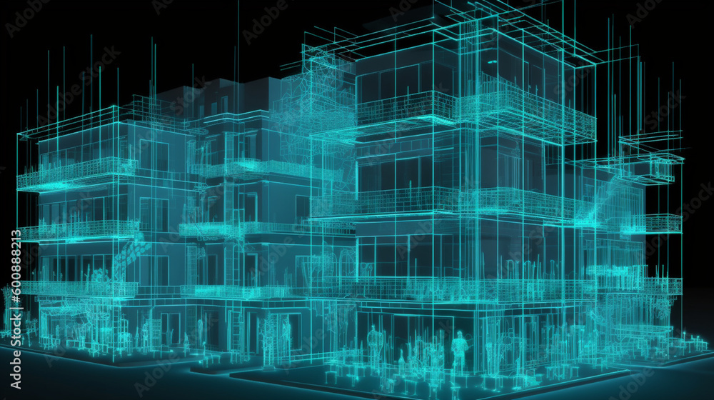 Innovative BIM visualization highlighting the utilities of a building's ...