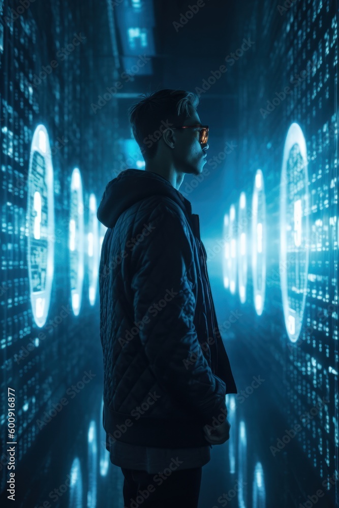 Conceptual photograph of an anonymous figure, possibly depicting ...