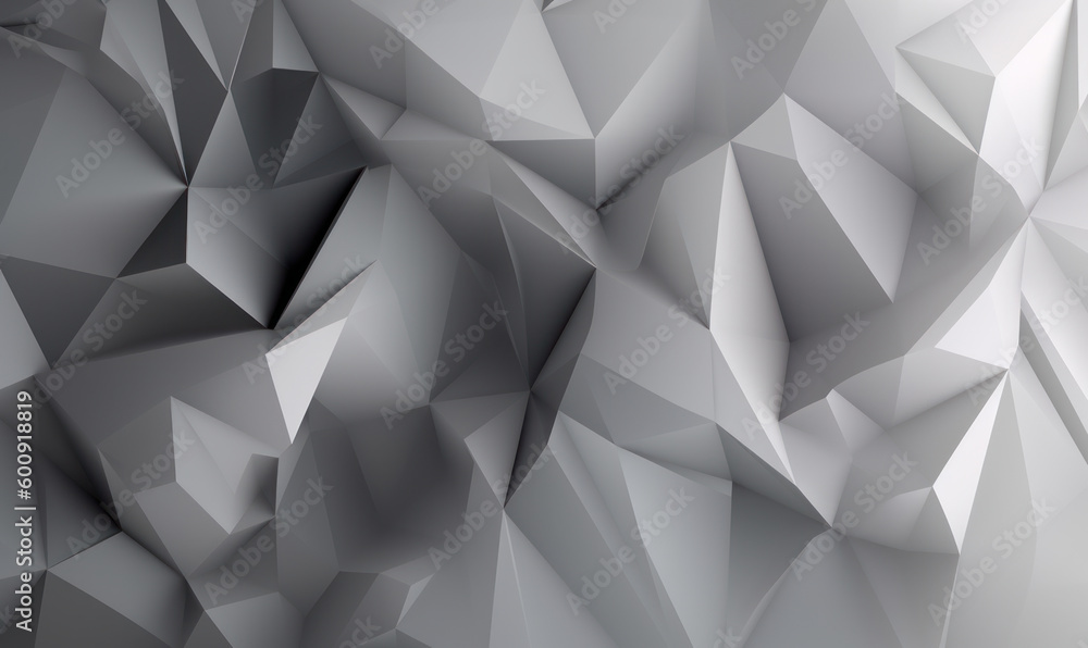 Abstract gray color background or wallpaper with polygons, triangles or ...