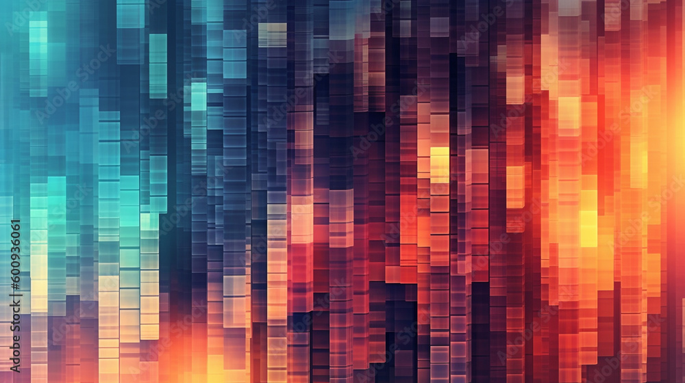 This abstract background image features a glitch effect that gives it a ...
