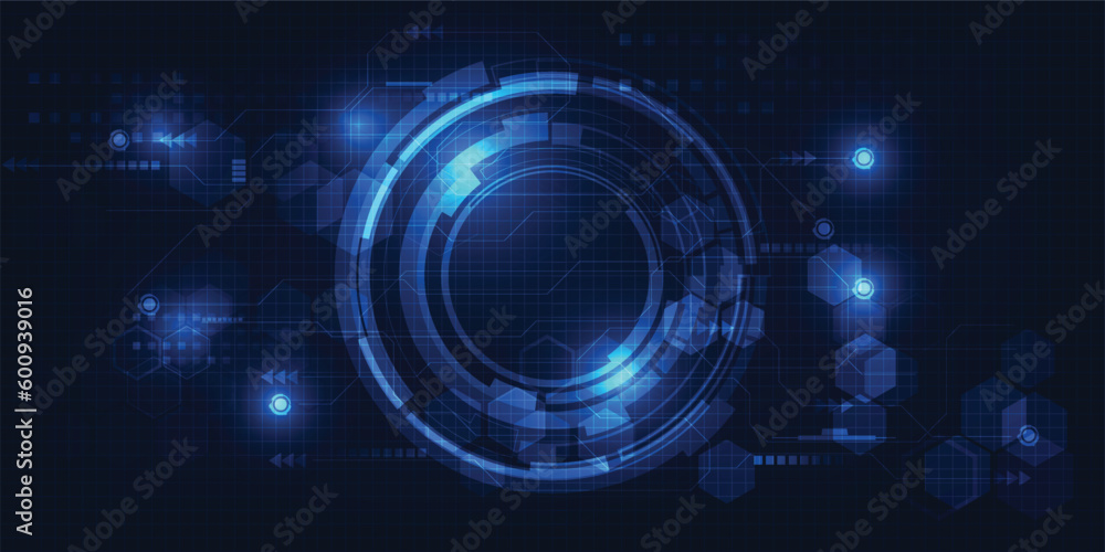 Vector illustrations of futuristic digital tech architecture abstract ...