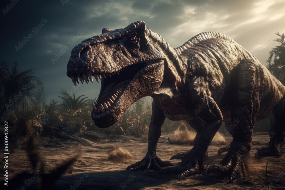 Dinosaurs. The dominant group of land vertebrates in the Mesozoic era ...