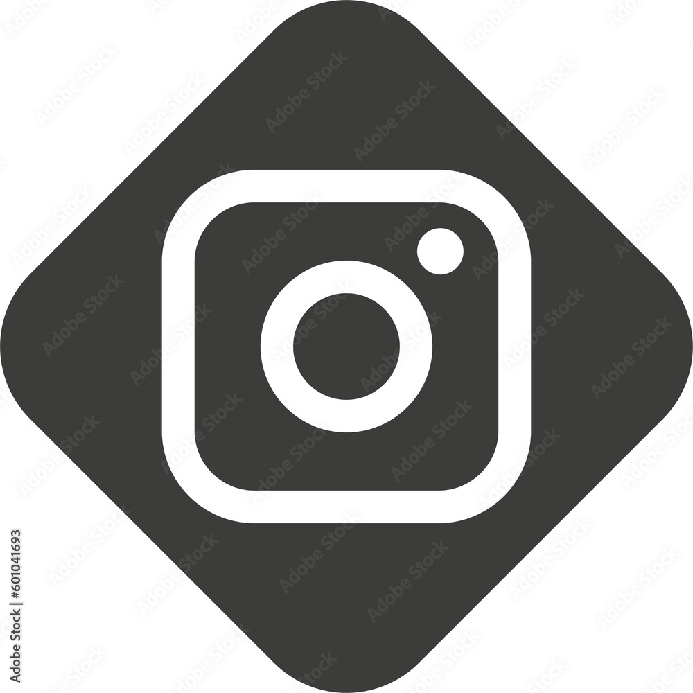 Instagram logo icon, social media icon Stock Illustration | Adobe Stock