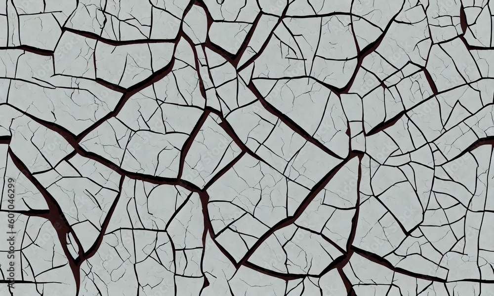 Seamless broken cracks background texture. Tileable stained peeling ...