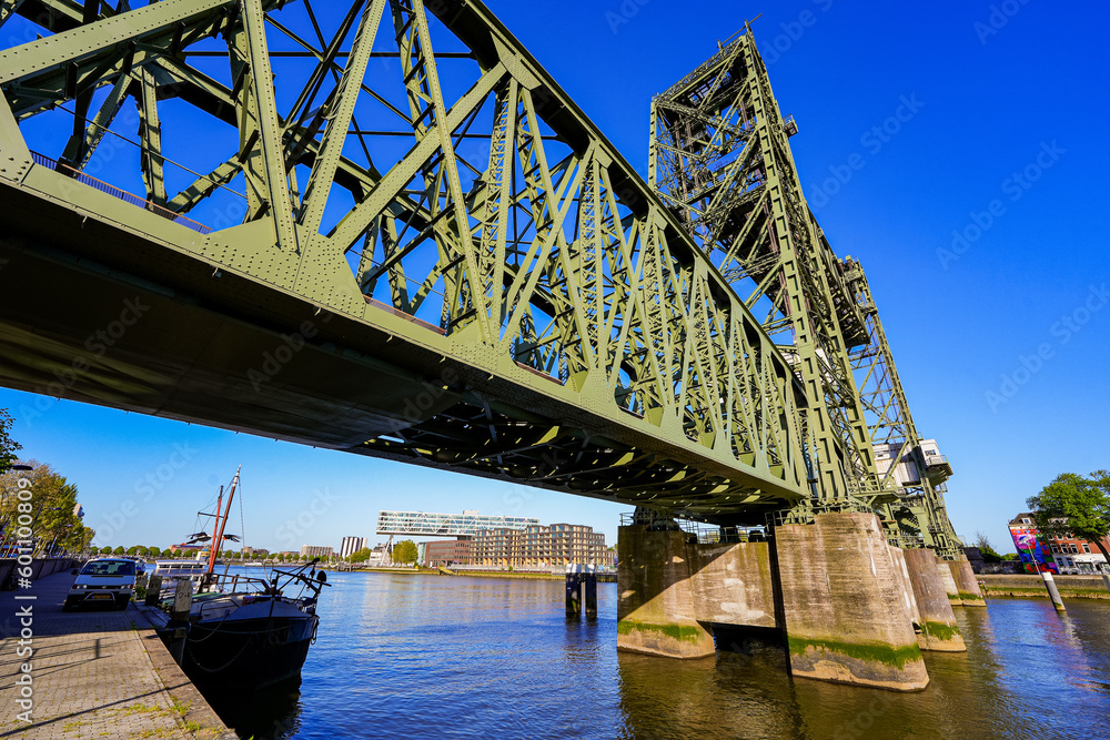 Koningshavenbrug ("King's Haven Bridge") is an industrial-style railway ...