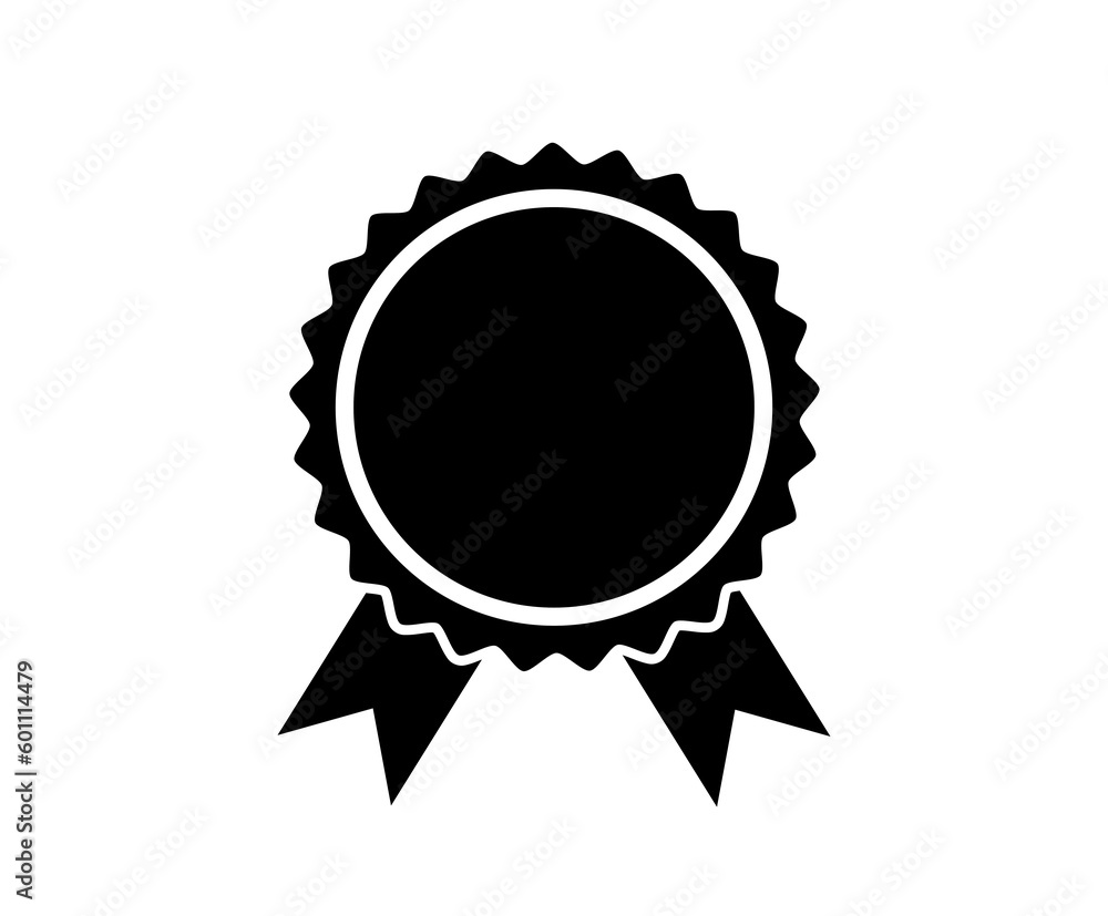 Badge flat design symbol isolated on transparent background. PNG ...