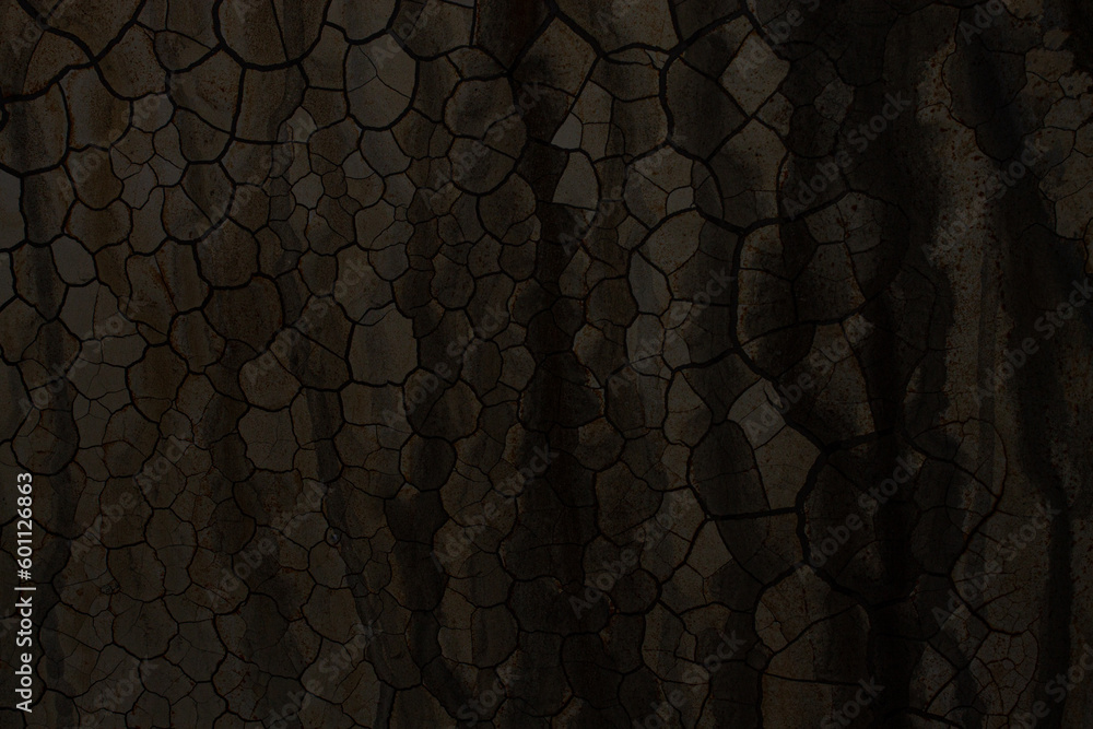 cracked paint. burnt paint. dark colors. paint streaks Stock Photo ...