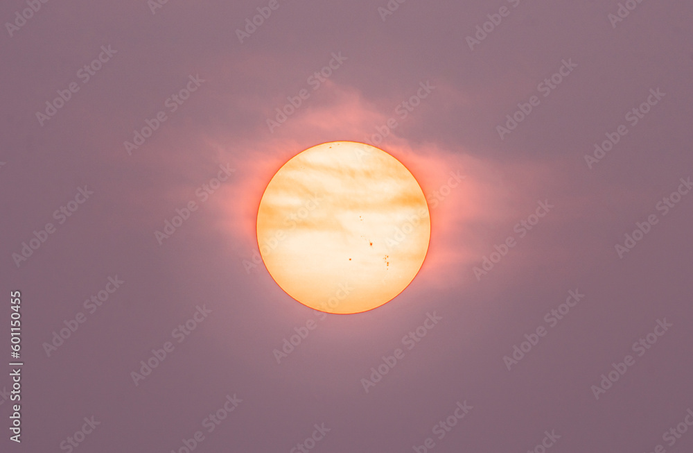 Smoke from Alberta and British Columbia burning wildfires creates hazy ...