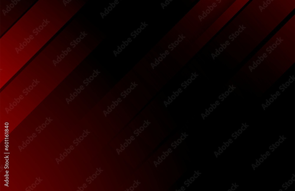 Abstract red and black design background with stroke and shadow effect ...