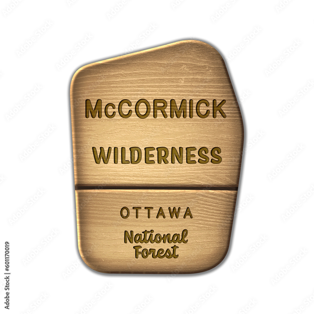 McCormick National Wilderness, Ottawa National Forest Michigan wood ...