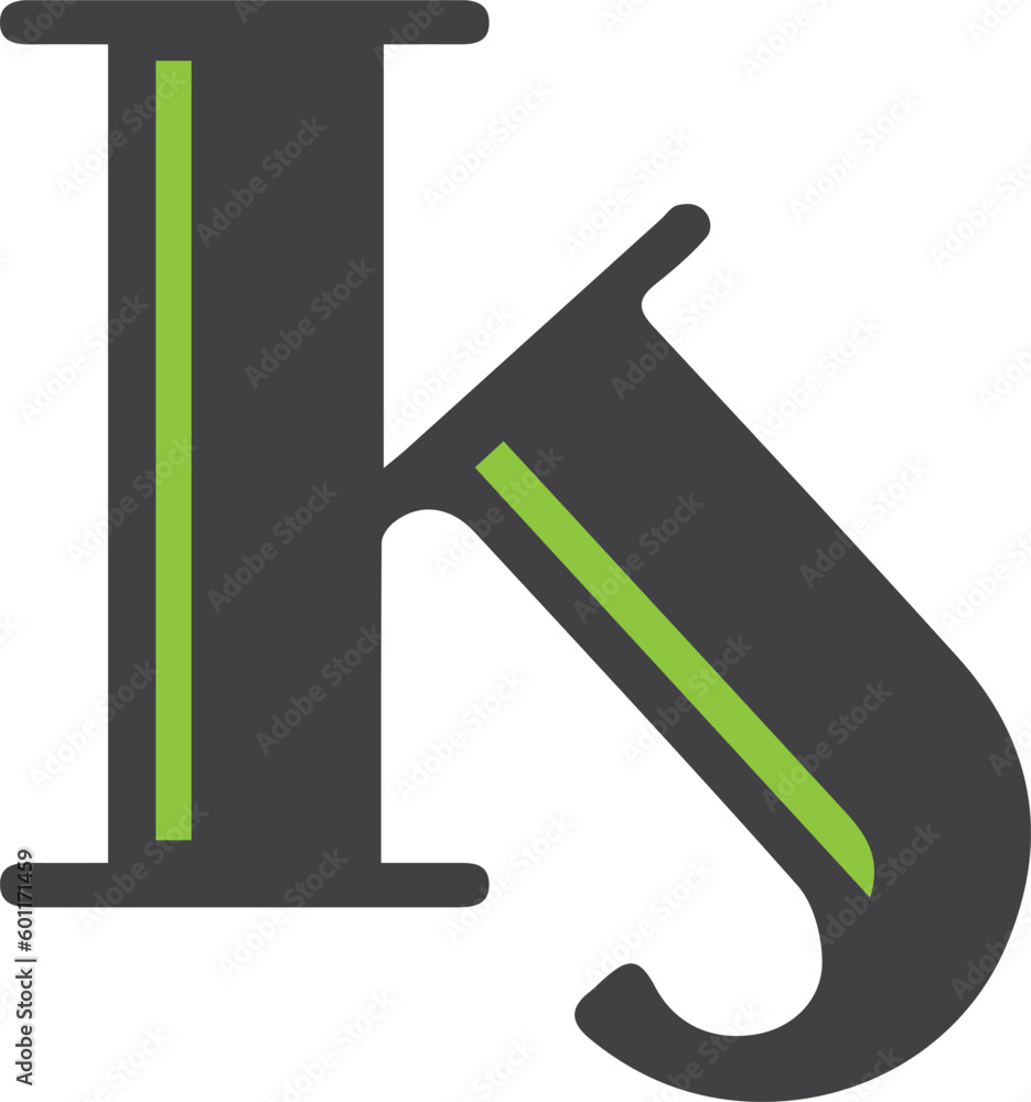 KJ Icons logo, Colorful Letter logo, Letter Logo Design, KJ Letter logo ...