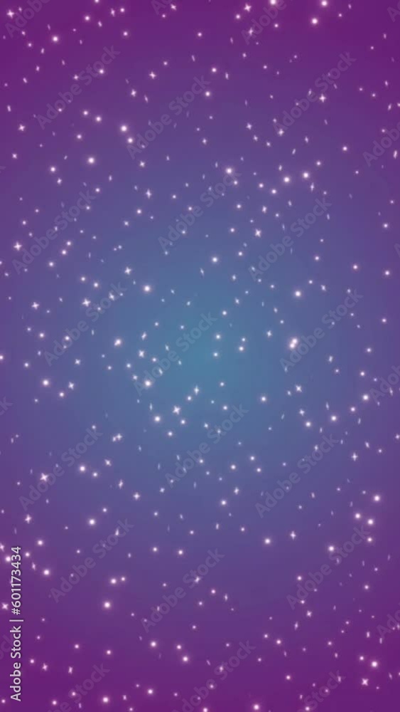 Blue purple gradient background with shining stars, starfield, starry ...