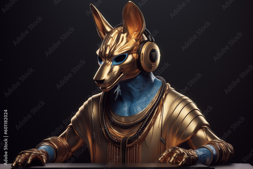 Psychedelic Hybrid Party: AI-Generated Party DJ Animals Inspired by ...