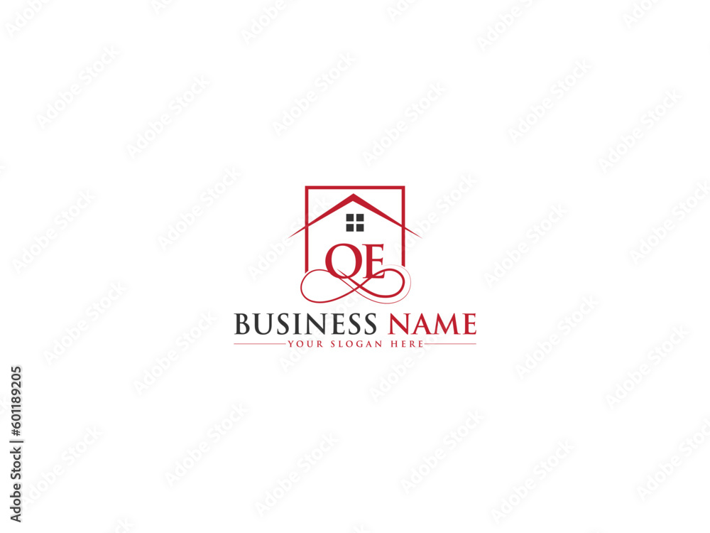 Initial Letter OE Logo Icon, Professional Oe eo Building Real Estate ...