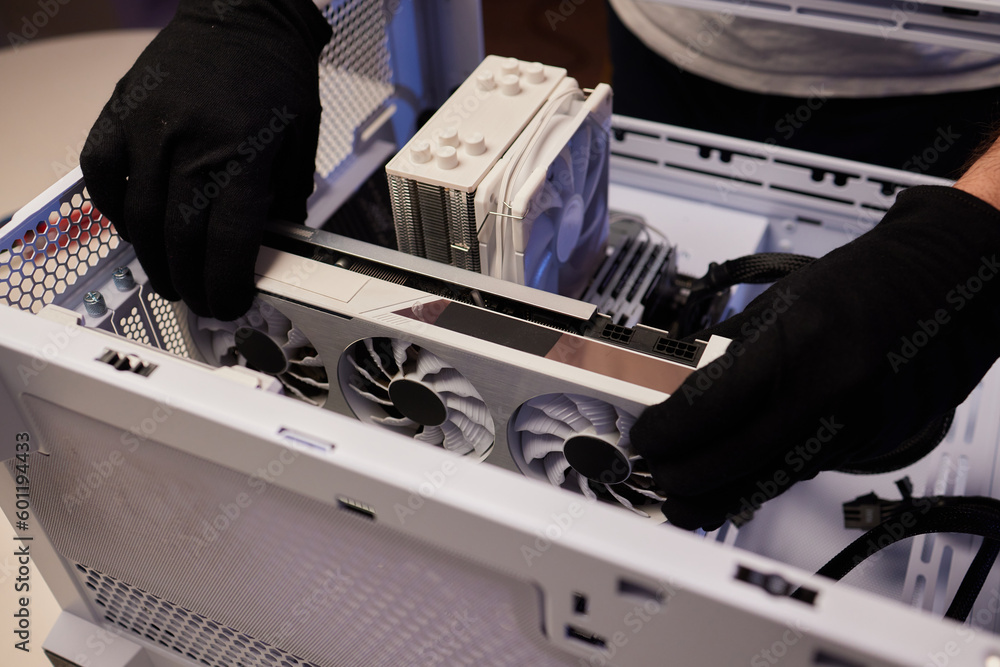 Changing the thermal paste on the graphics processor. Disassembled ...