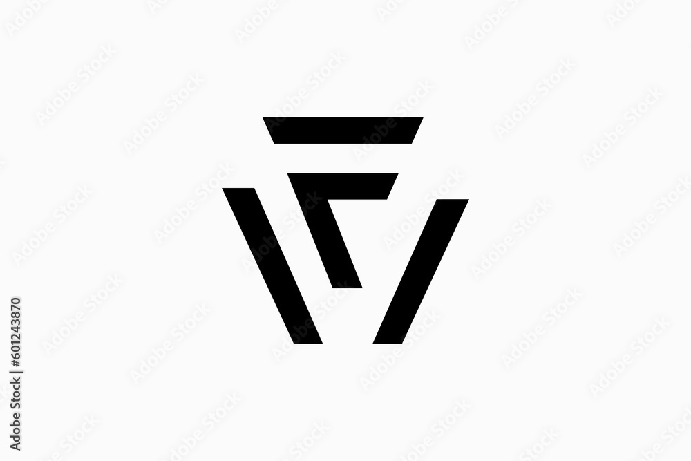 initial letter vf logo vector premium design Stock Vector | Adobe Stock