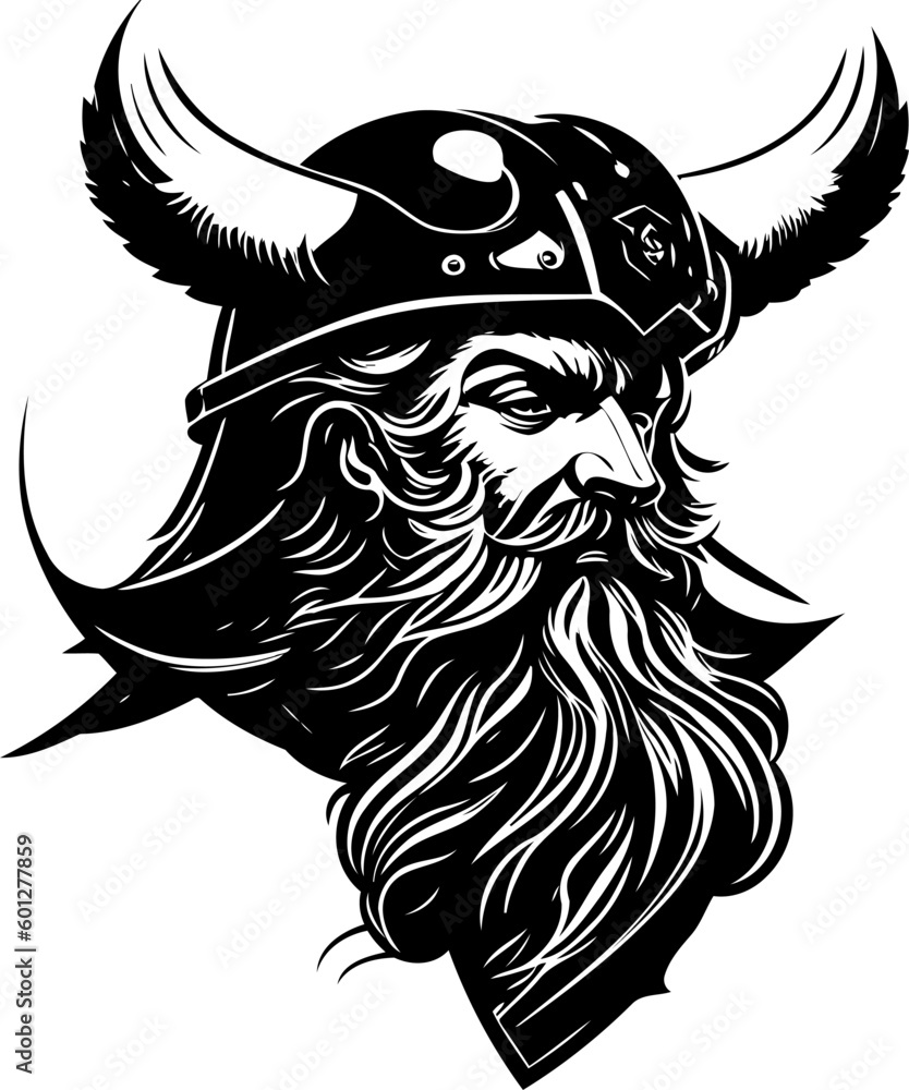 A viking vector image typically depicts a powerful, fearless warrior ...