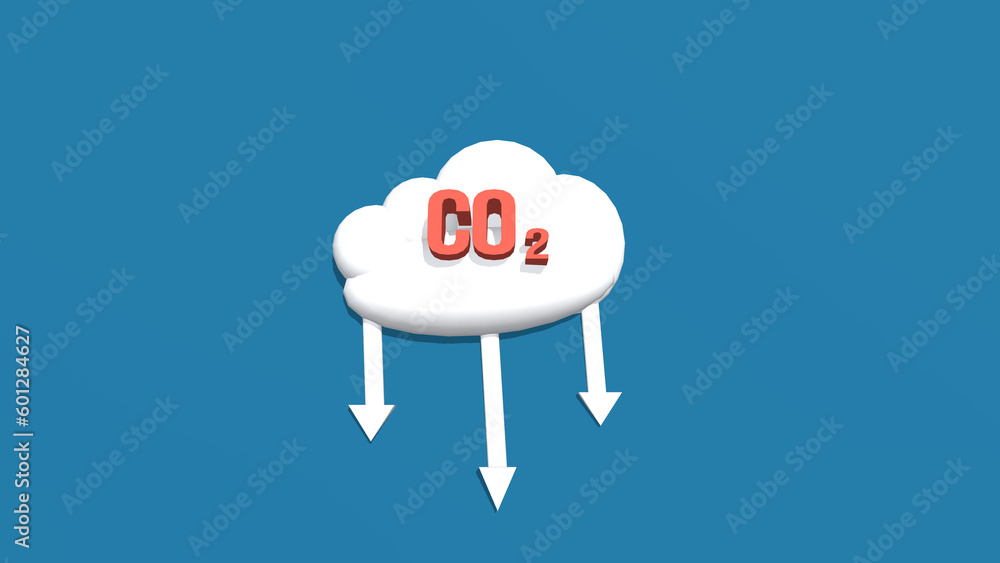 Reduce CO2 emissions to limit climate change and global warming. Low ...