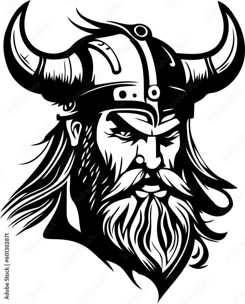 The Viking vector image EPS is a stunningly crafted digital artwork ...