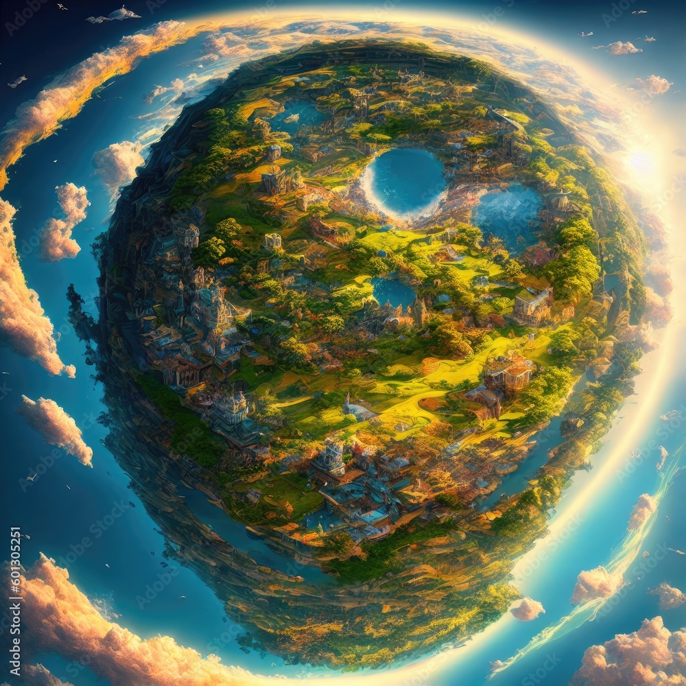 The Fabric of Time, A mesmerizing artwork that depicts the fabric of ...