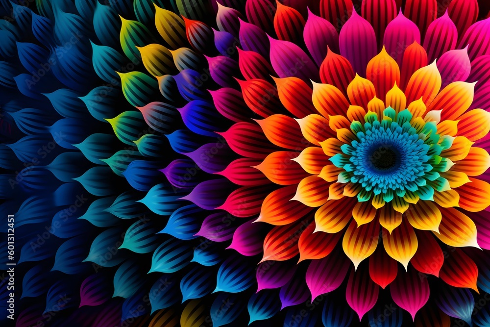 3d paper quilling sonic flowers made of digital binary barcode data ...